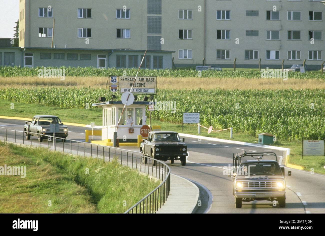 DF-ST-86-12315. Base: Sembach Air Base Country: West Germany (FRG Stock ...