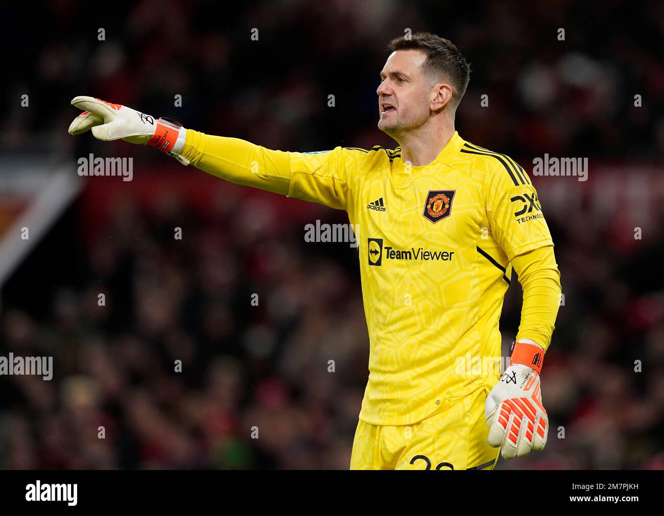 Manchester, England, 10th January 2023. Thomas Heaton of Manchester ...
