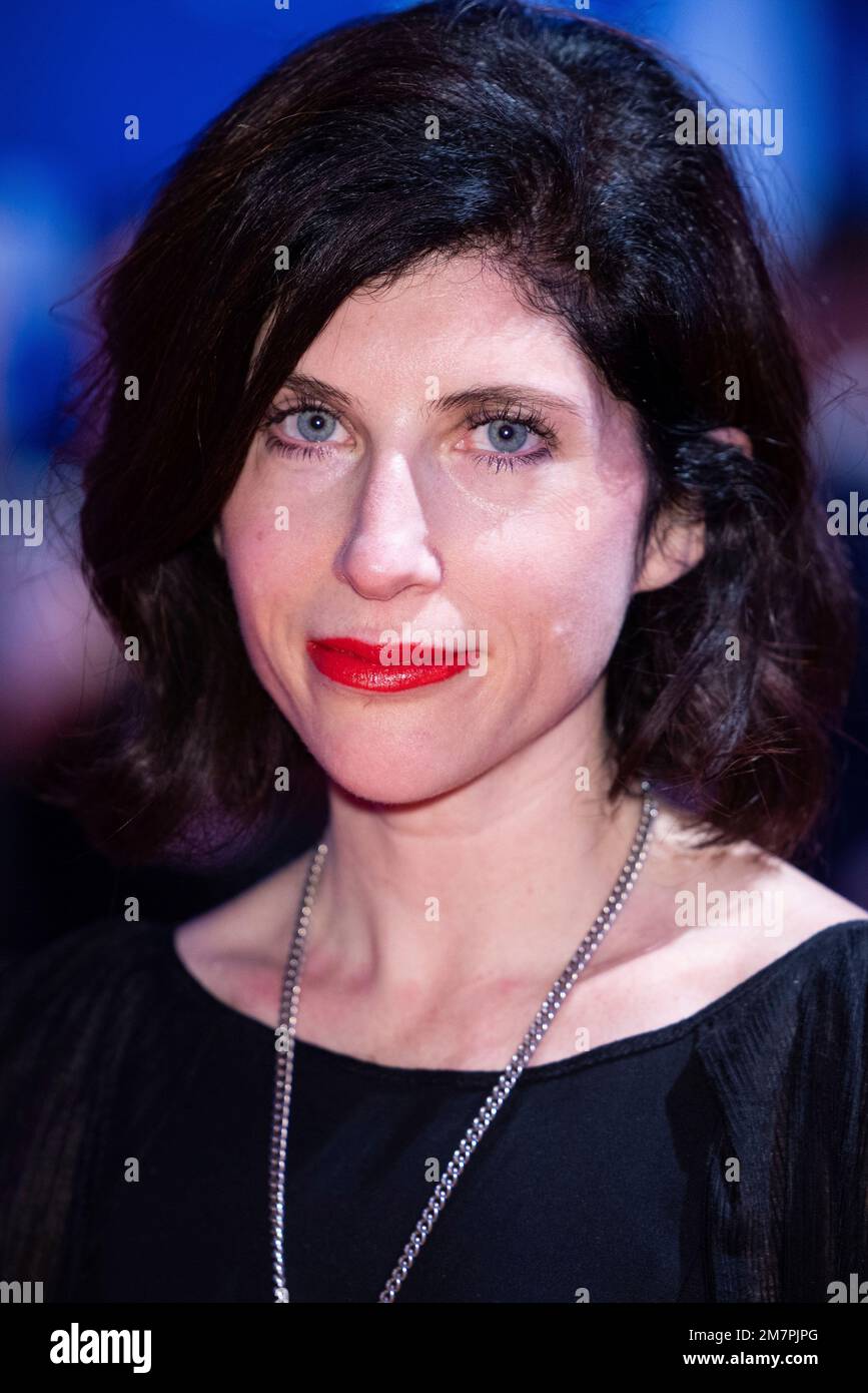 Becky Hutner poses for photographers upon arrival for 'The British ...