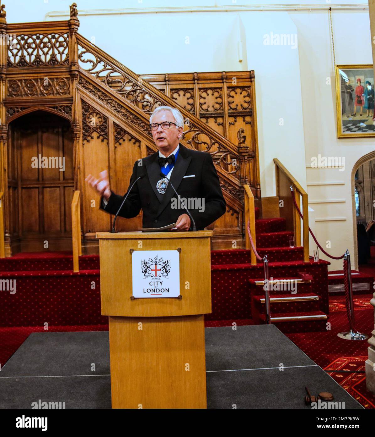 Chair of historic england sir laurie magnus hi-res stock photography ...