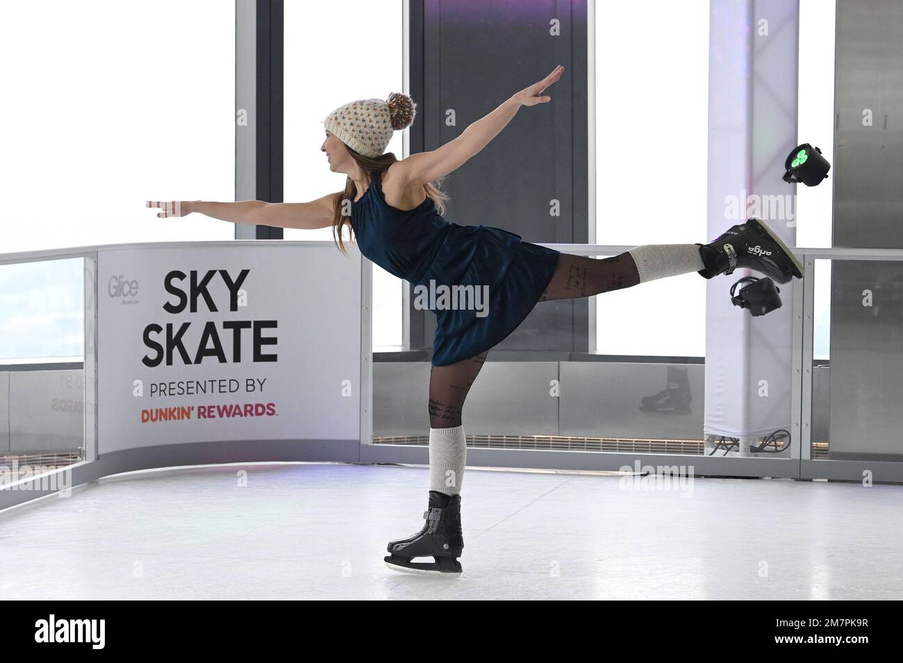 New York, USA. 10th Jan, 2023. Laura Giromini skates at Sky Skate at ...