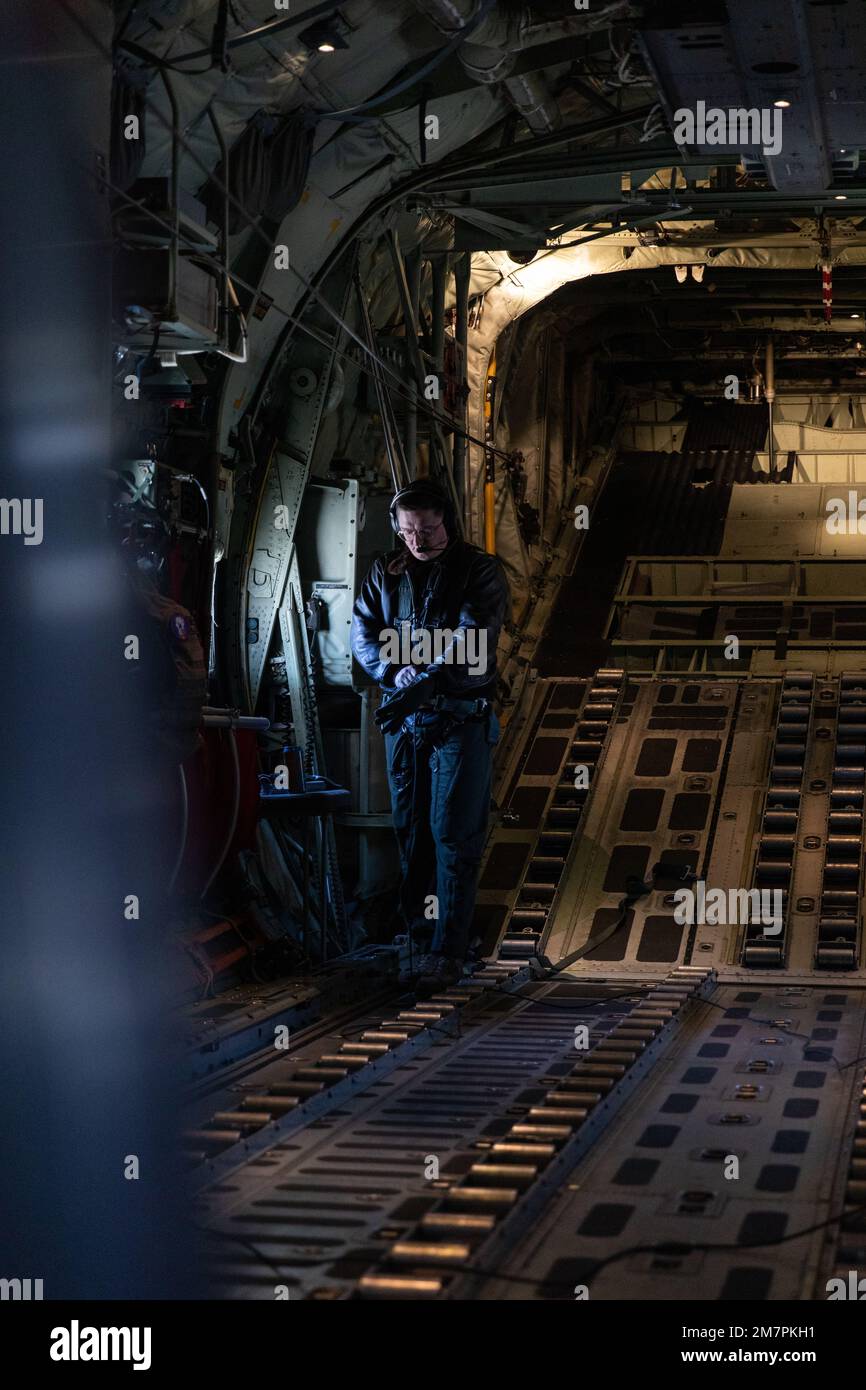 U.S. Marine Corps Cpl. Daniel Nielsen, a loadmaster with Marine Aerial ...