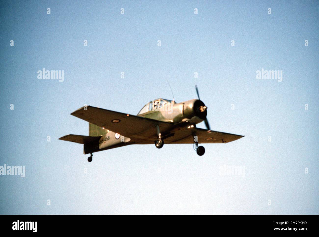 A right front view of a RAAF Wing forward air control aircraft taking ...