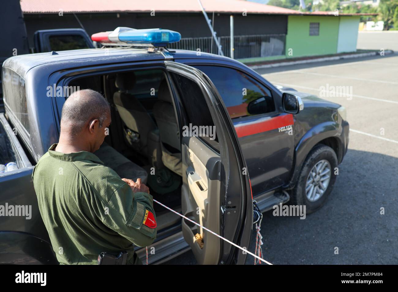 1st Sgt. Jeto M. P. Da Costa De Sousa, a member of the Timor-Leste ...