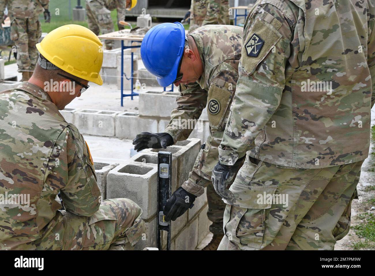 The 1st Brigade / 102nd Division are shown here at the Engineers ...