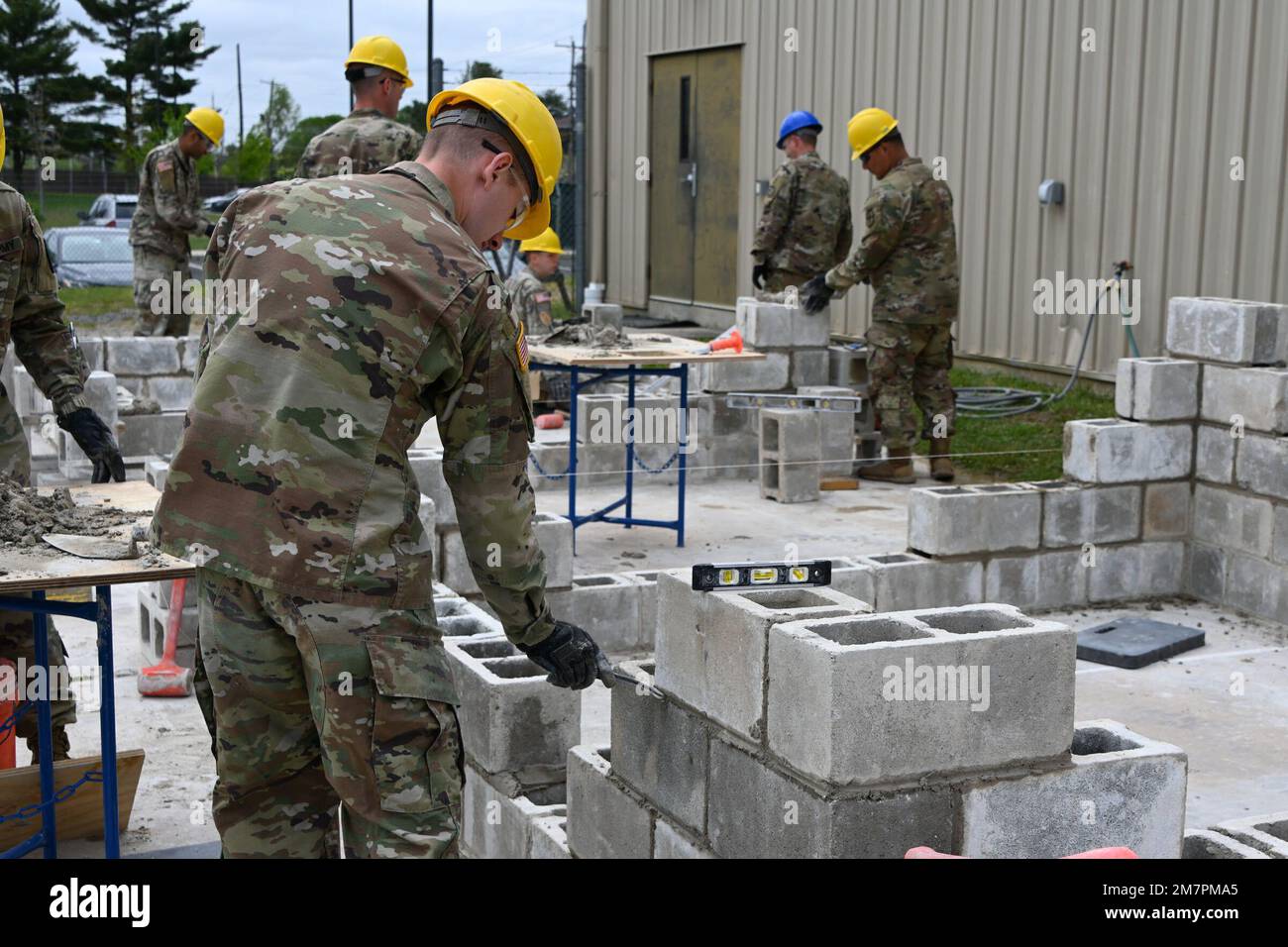 The 1st Brigade / 102nd Division are shown here at the Engineers ...