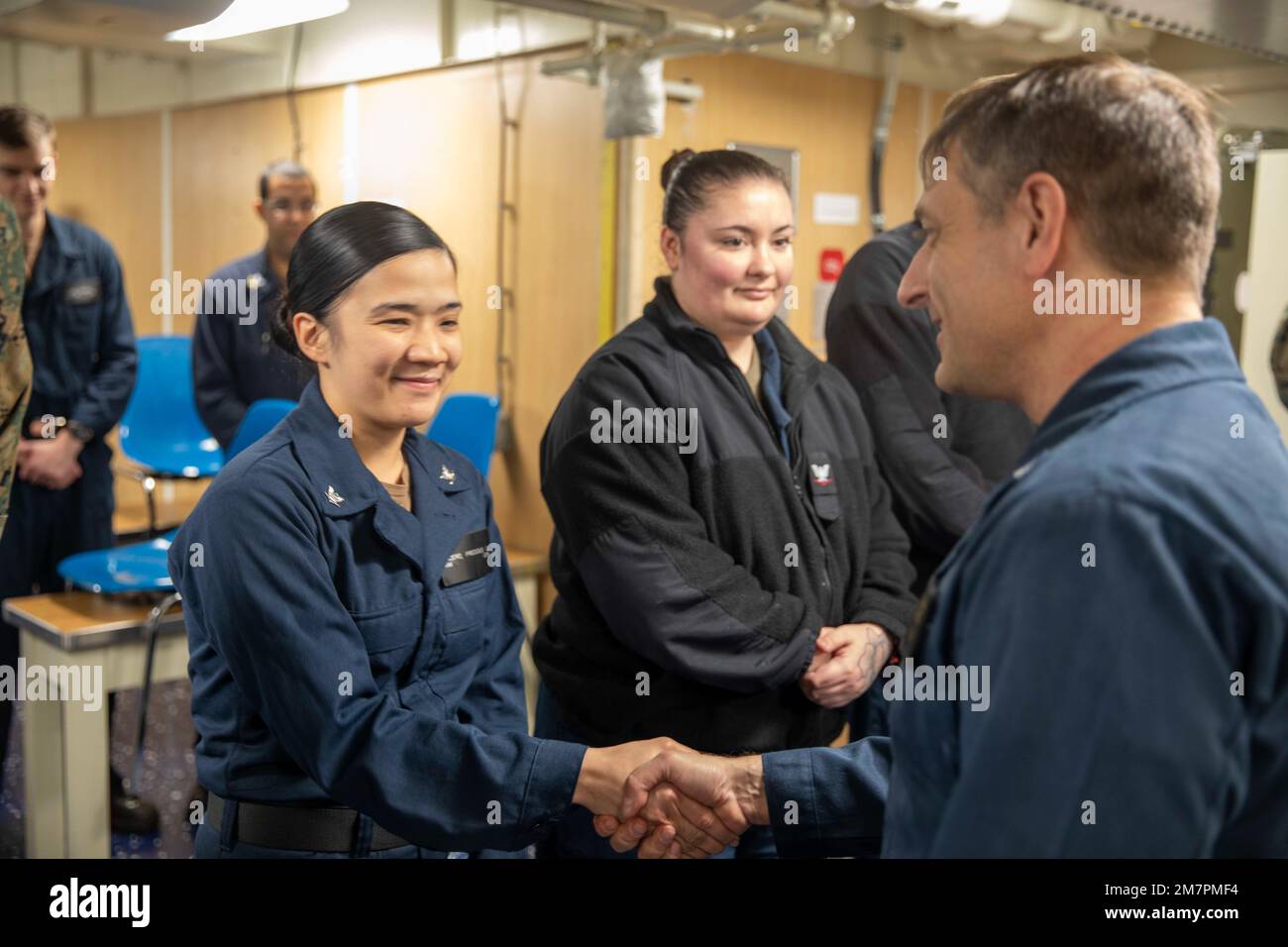 ATLANTIC OCEAN (May 11, 2022) Capt. Dave Guluzian, commander of the ...
