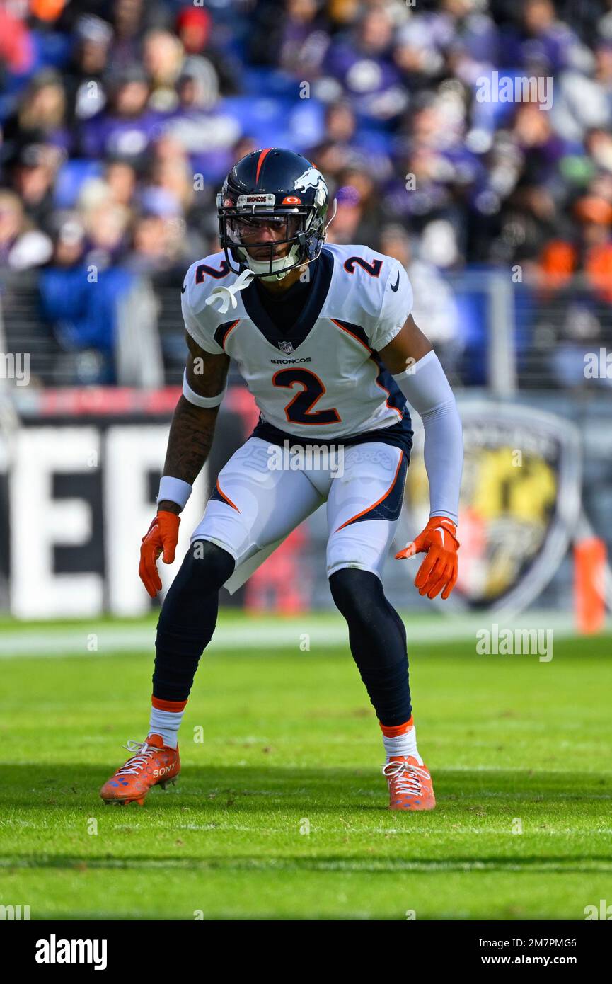 Denver Broncos cornerback Pat Surtain II (2) in action during the first ...