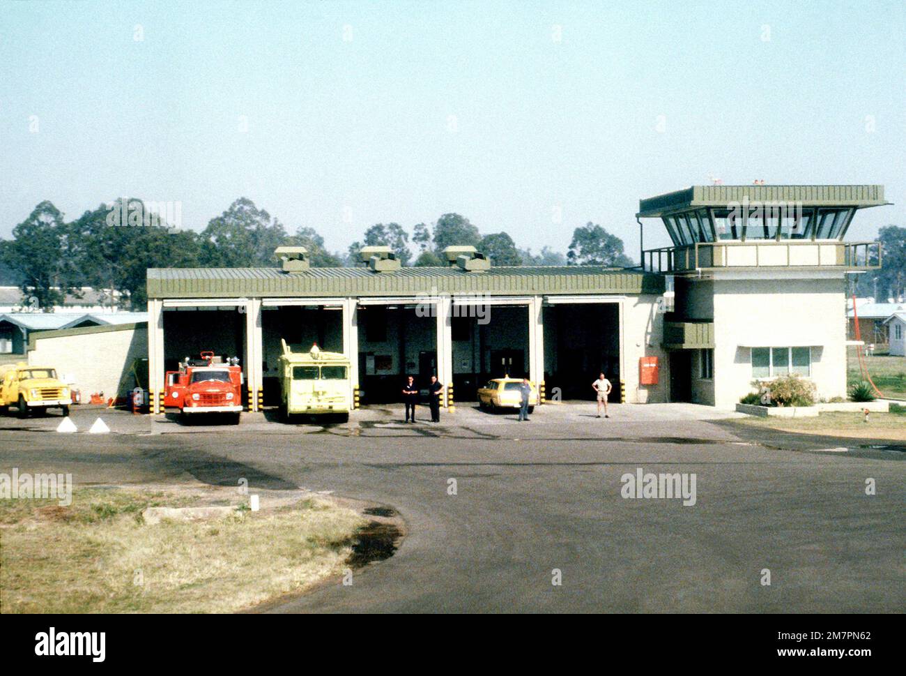 Exterior of the aircraft crash facility. Base: Raaf Amberley State ...