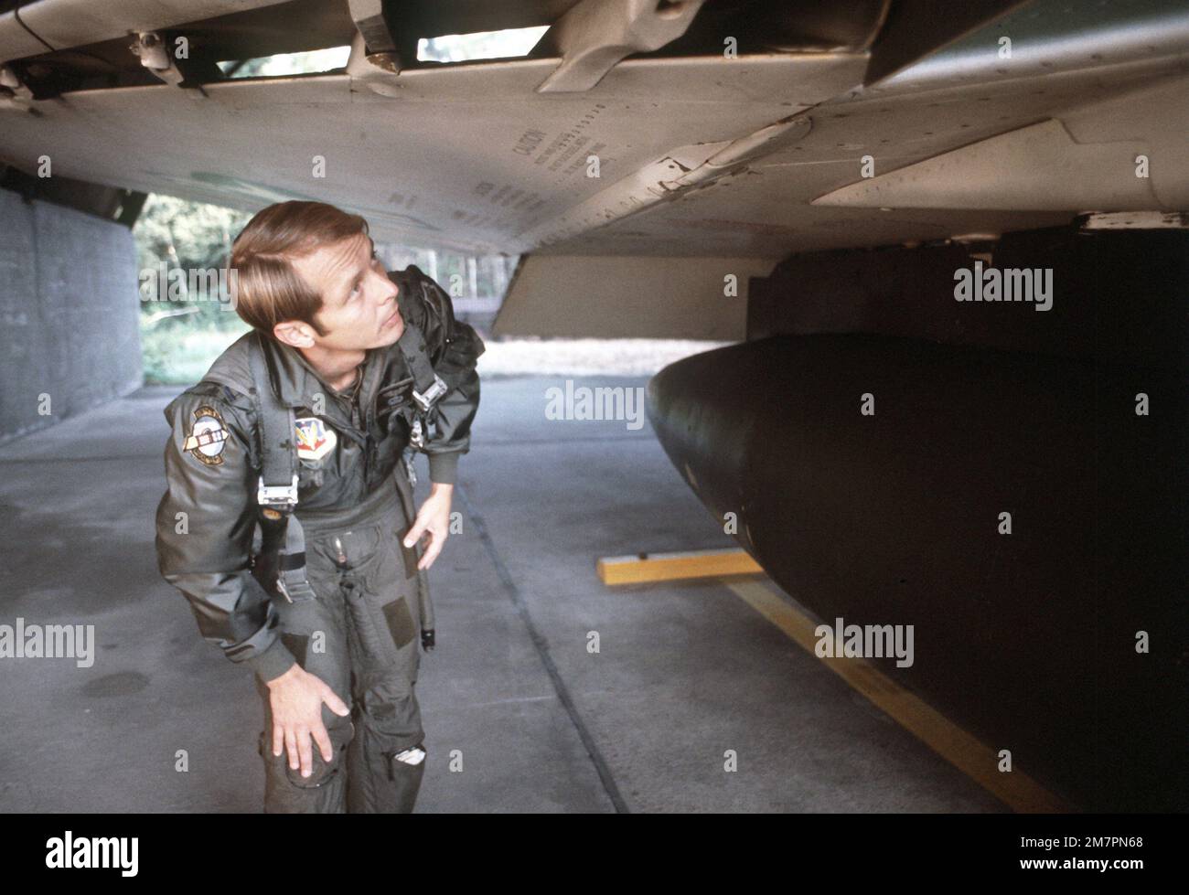 CPT Mark Wright, an F-4E Phantom II pilot of the 336th Tactical Fighter ...