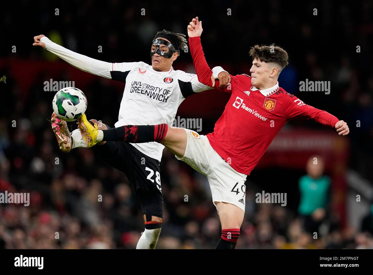 Manchester, England, 10th January 2023. Sean Clare of Charlton Athletic ...