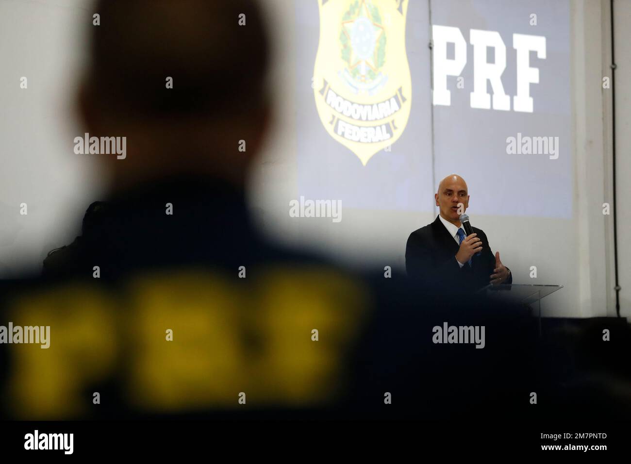 Portrait of Alexandre de Moraes brazilian Minister of Justice, named ...