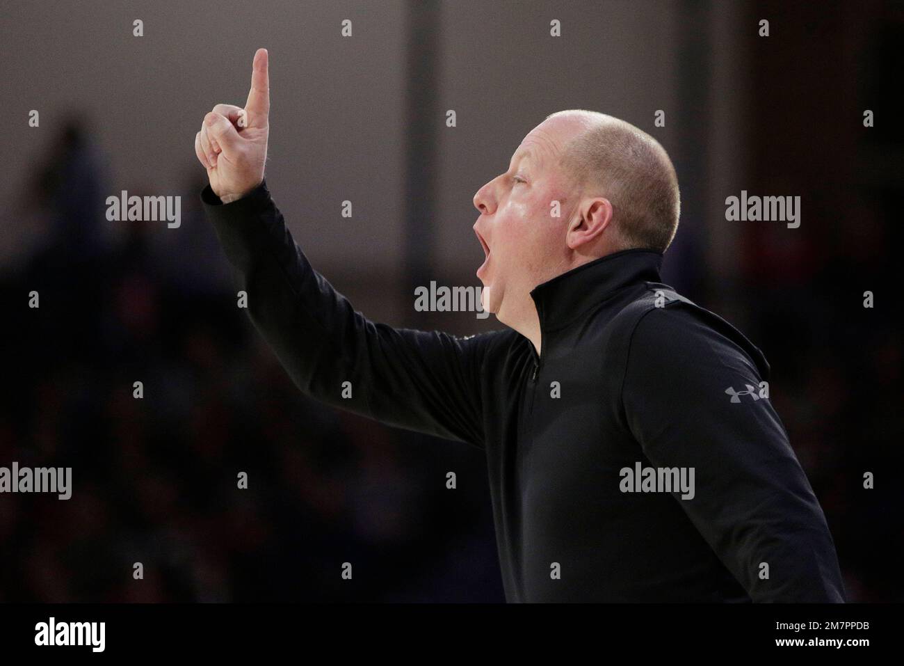 Kent State head coach Rob Senderoff directs his team during the first ...