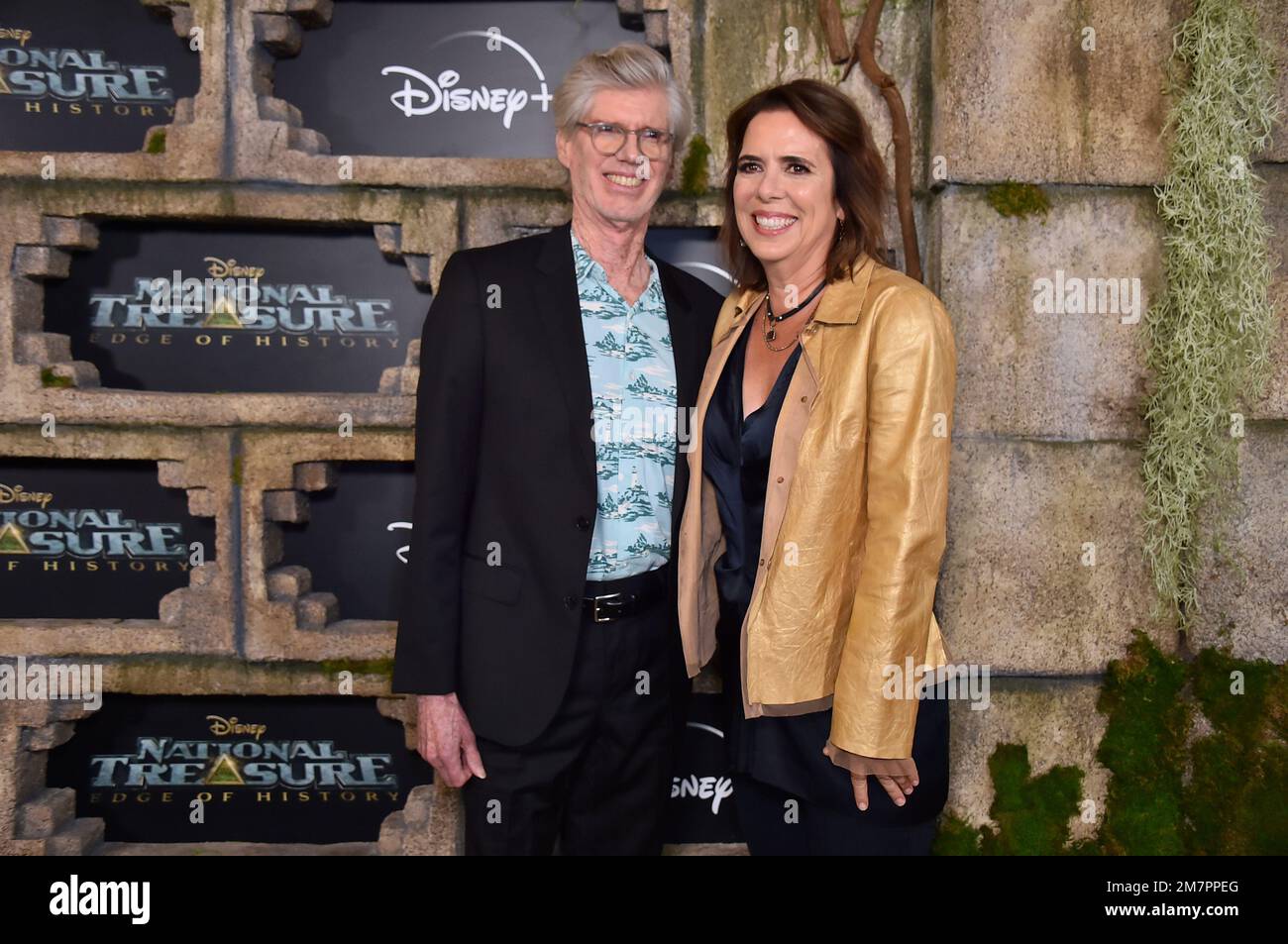 Cormac Wibberley, left, and Marianne Wibberley arrive at a red carpet ...