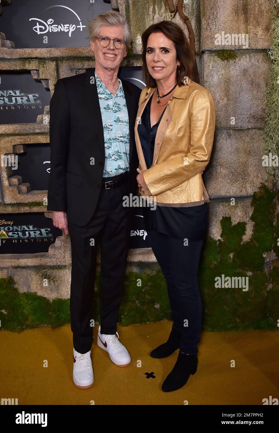 Cormac Wibberley, left, and Marianne Wibberley arrive at a red carpet ...