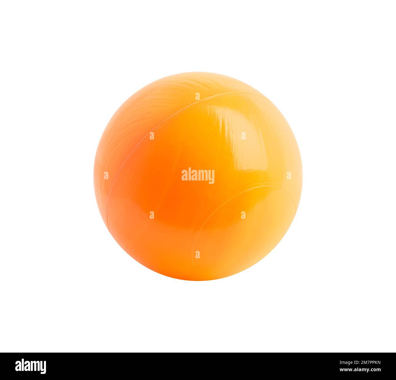 Plastic ball isolated on white background Stock Photo - Alamy