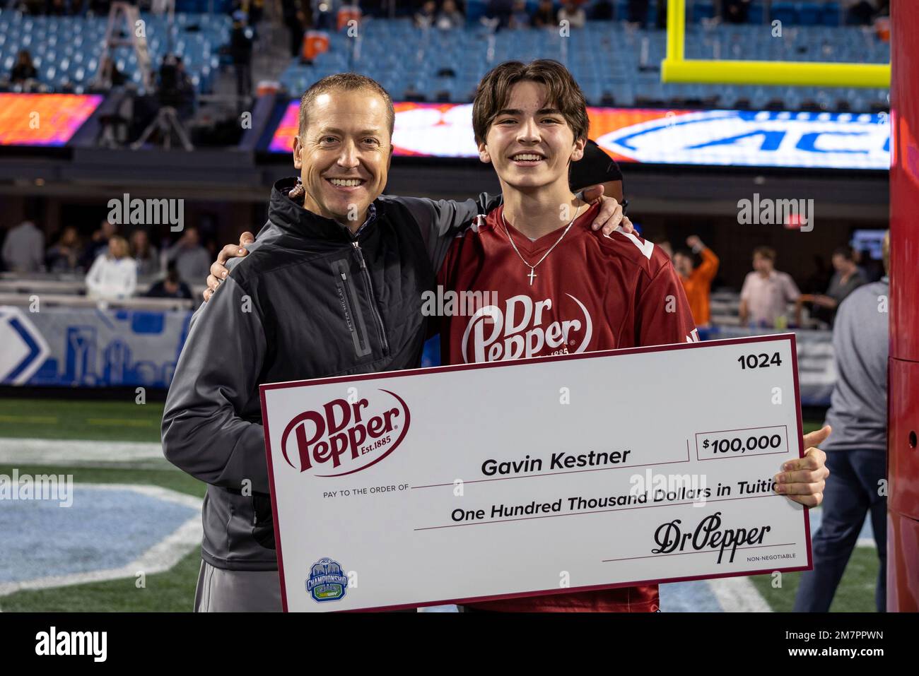 IMAGE DISTRIBUTED FOR DR PEPPER - Gavin K. after winning the Dr Pepper ...