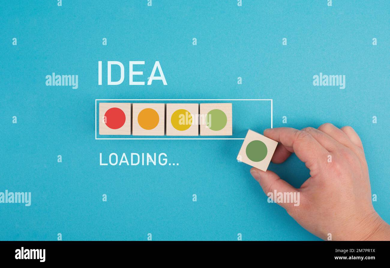 Idea Loading Progress Bar Loading Icon. Loading Progress Bar Design