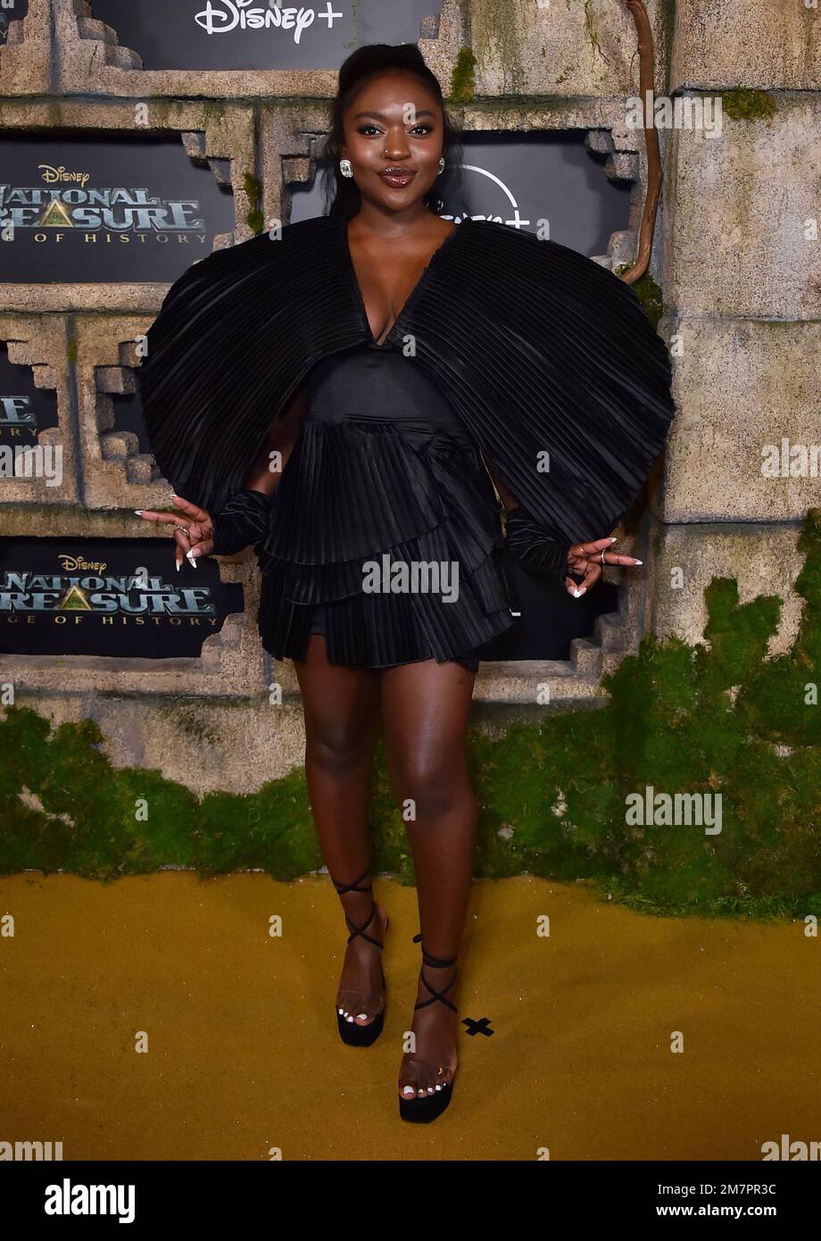 Zuri Reed arrives at a red carpet event for "National Treasure: Edge of ...