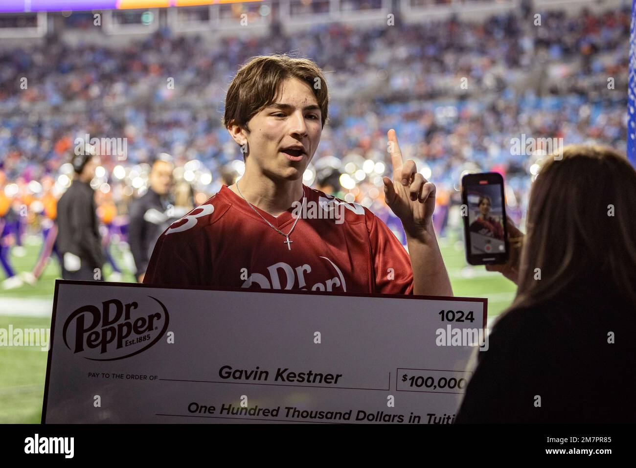 IMAGE DISTRIBUTED FOR DR PEPPER - Gavin K. celebrating after winning ...