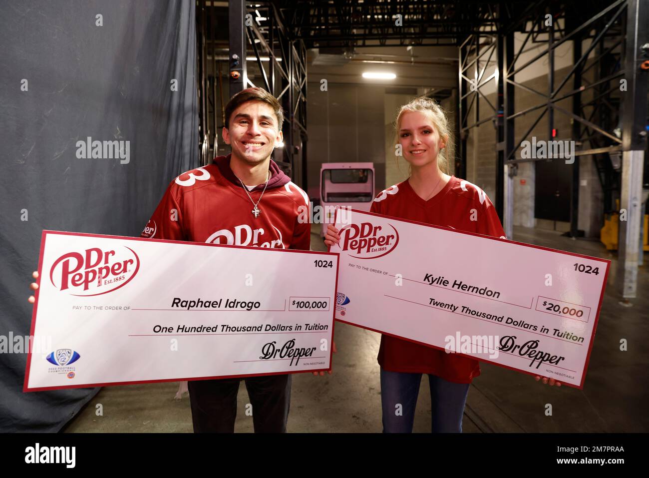 IMAGE HAS BEEN DISTRIBUTED FOR DR PEPPER - Raphael I., left, and Kylie ...