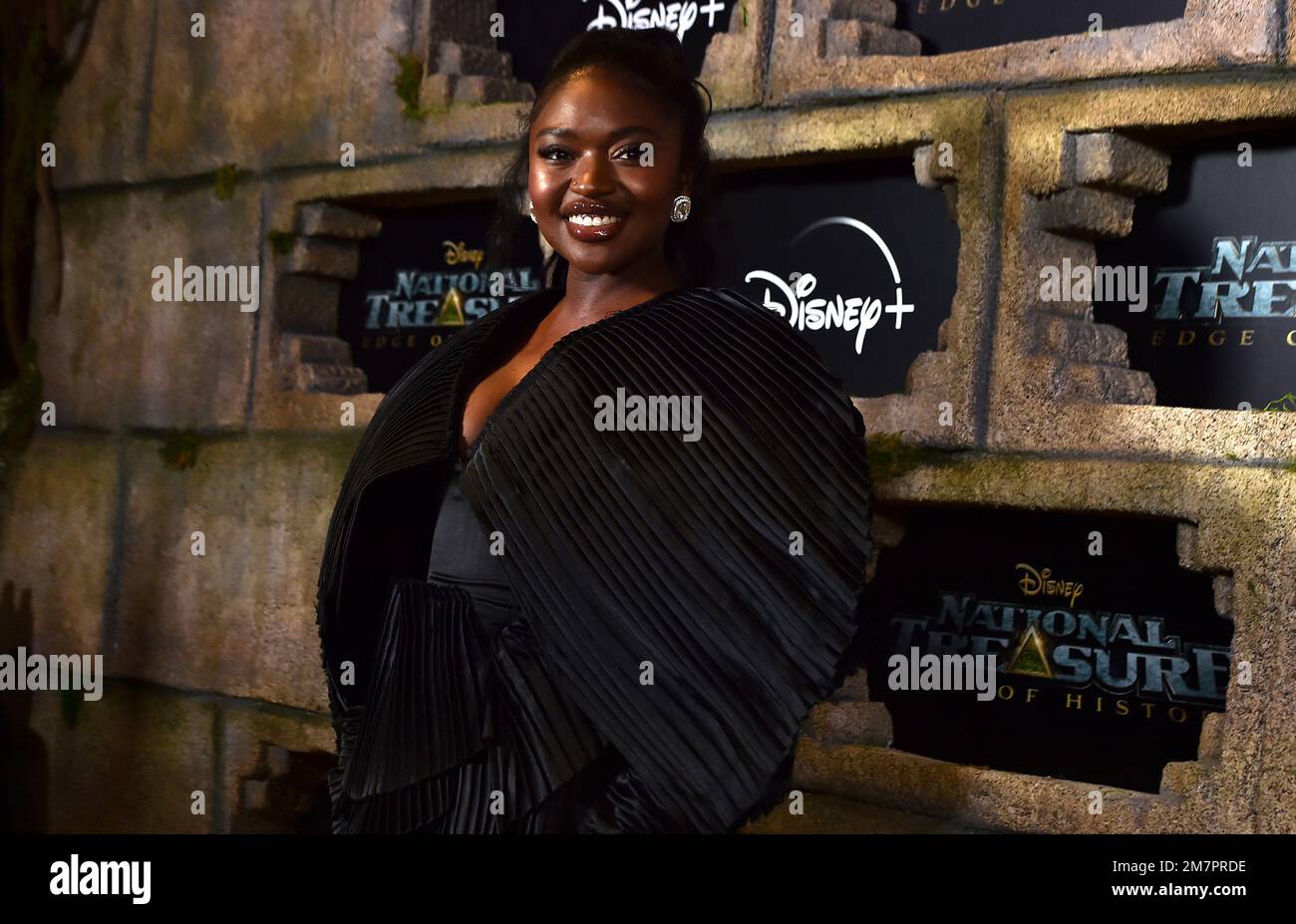 Zuri Reed arrives at a red carpet event for "National Treasure: Edge of ...