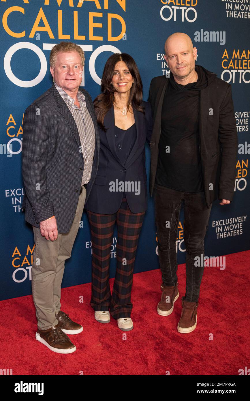 David Magee, from left, Renee Wolfe and Marc Forster pose during a ...