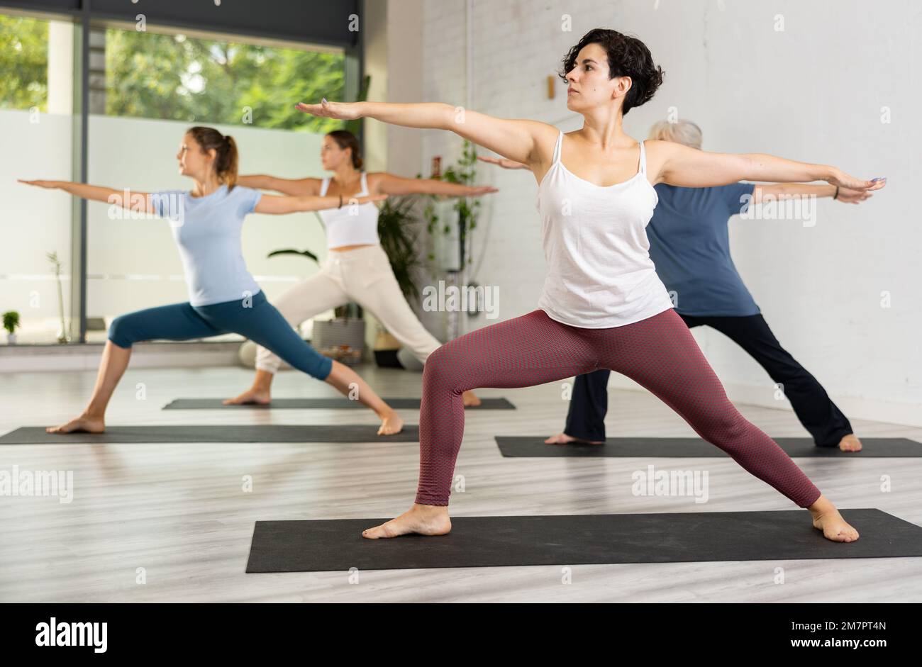 Group beautiful multinational women doing hi-res stock photography and ...