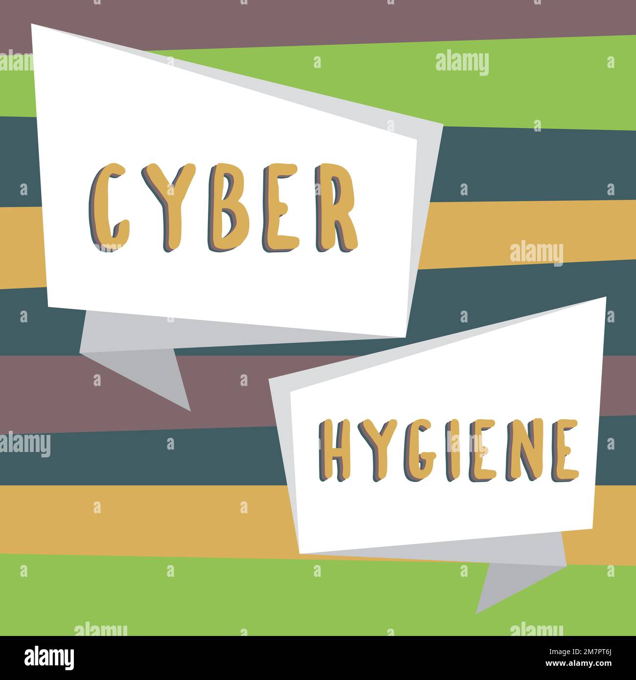 Inspiration showing sign Cyber Hygiene, Concept meaning steps that ...