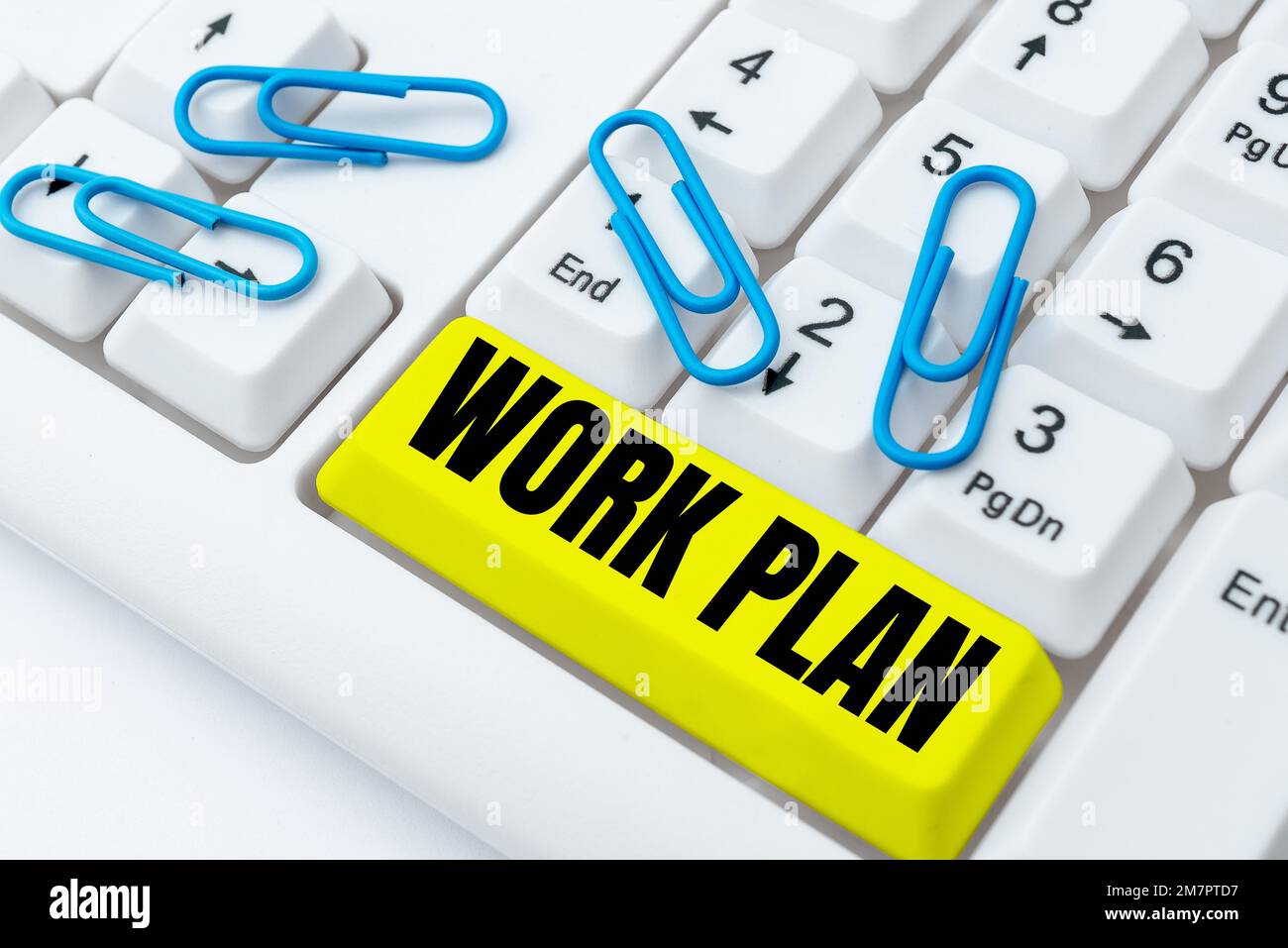 Writing displaying text Work Plan. Concept meaning project to be ...