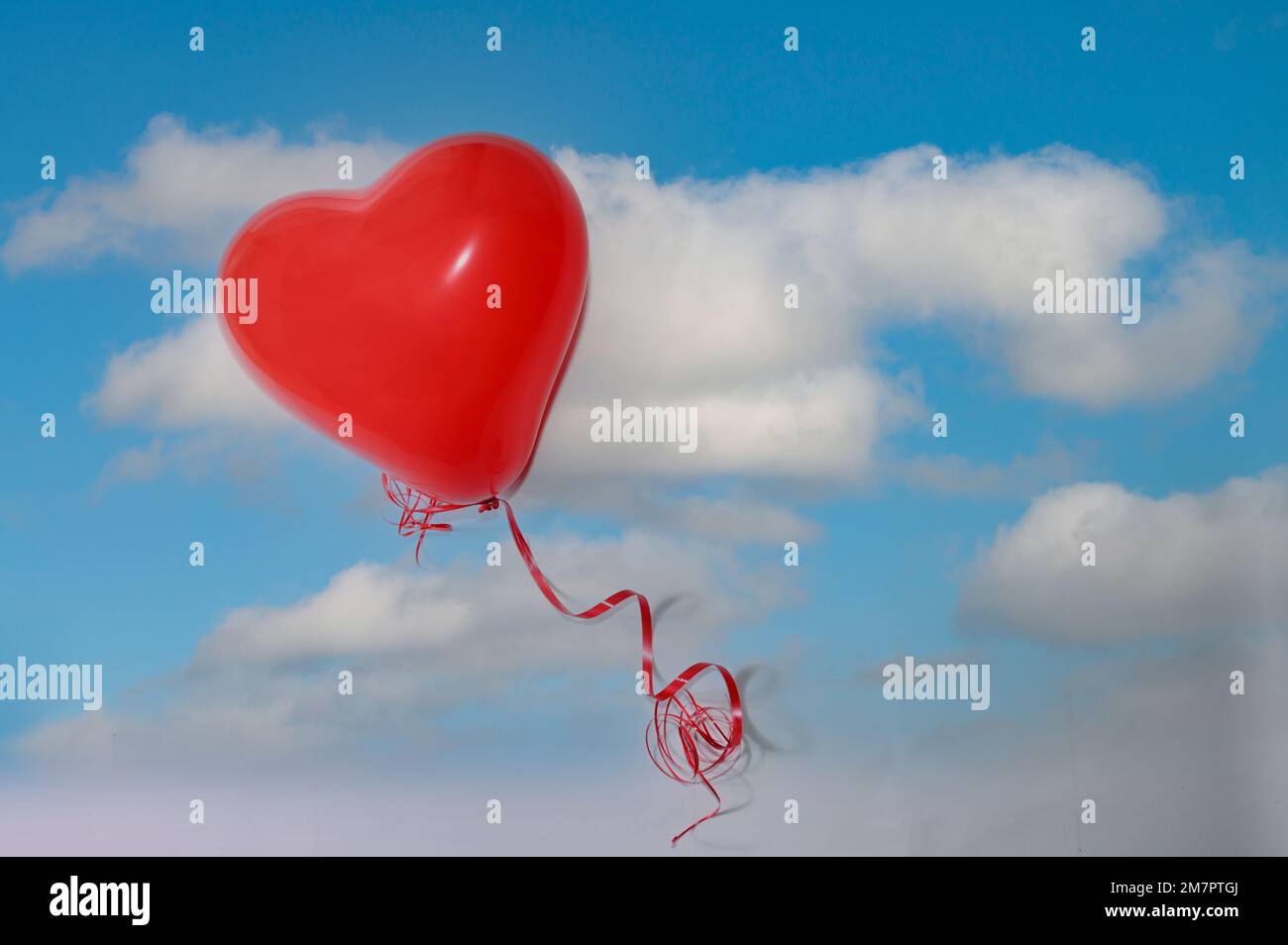 Red Balloon With String