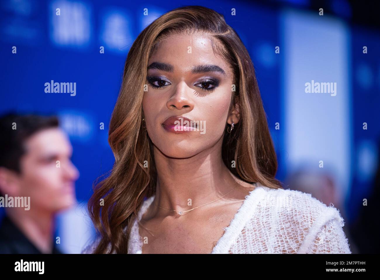 Yasmin Finney poses for photographers upon arrival for 'The British ...