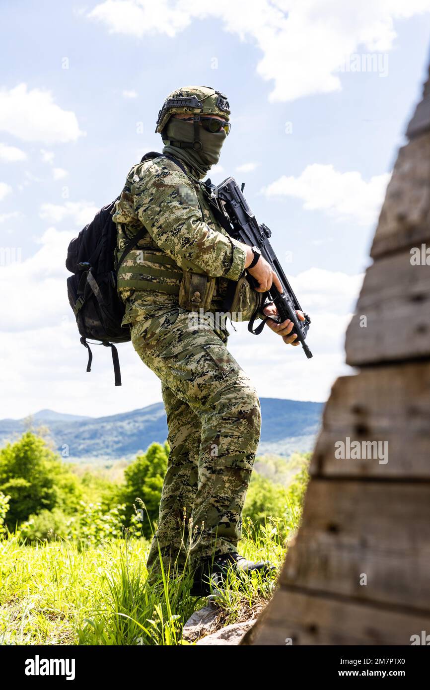 A Senior Croatian Army Special Forces Joint Terminal Attack Controller ...
