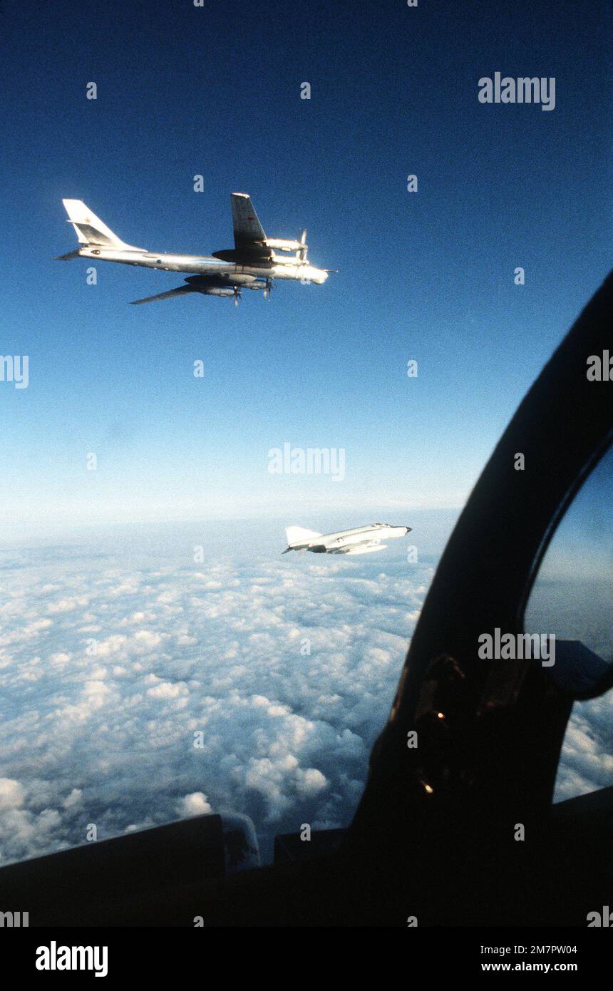 AN air-to-air right side view of a U.S. Air Force F-4 Phantom II ...
