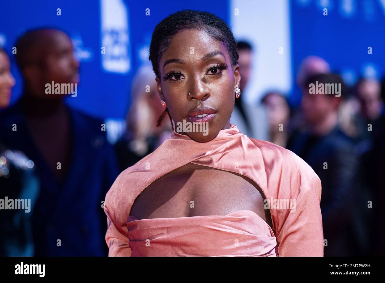 Ronke Adekoluejo poses for photographers upon arrival for 'The British ...