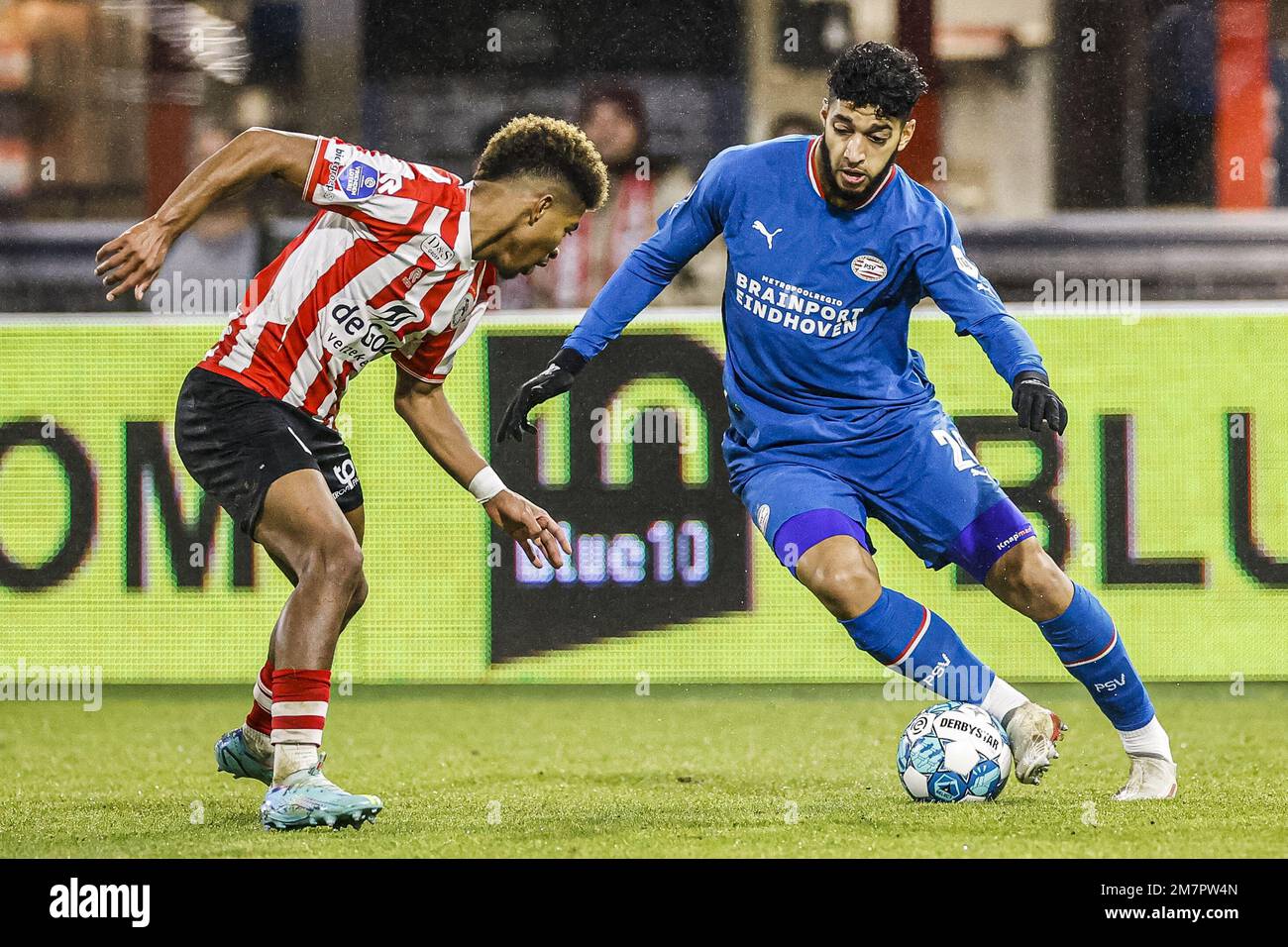 ROTTERDAM - (lr) Shurandy Sambo of Sparta Rotterdam, Ismael Saibari of ...