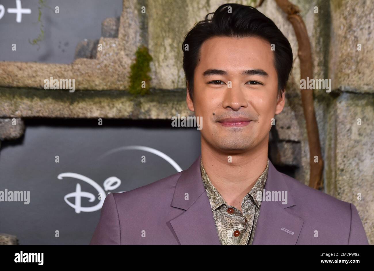 Jordan Rodrigues arrives at a red carpet event for "National Treasure ...