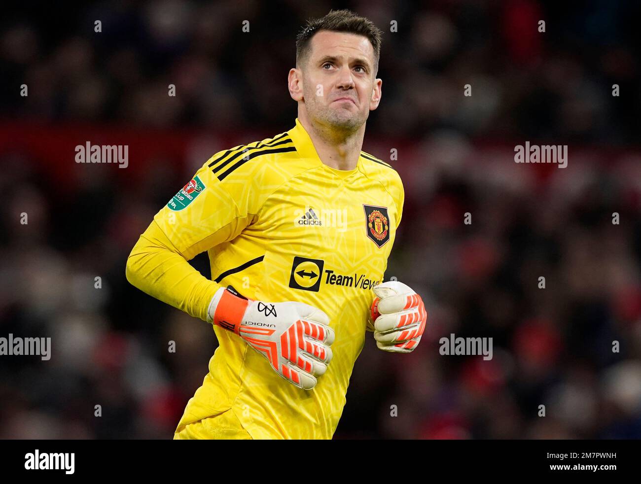 Manchester, England, 10th January 2023. Thomas Heaton of Manchester ...