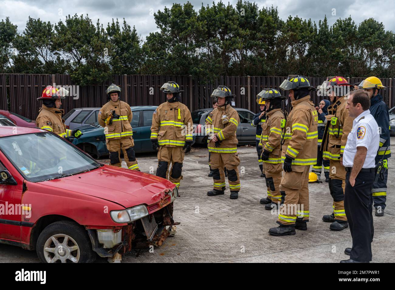 Firefighters assigned to the 65th Air Base Squadron teach Portuguese ...