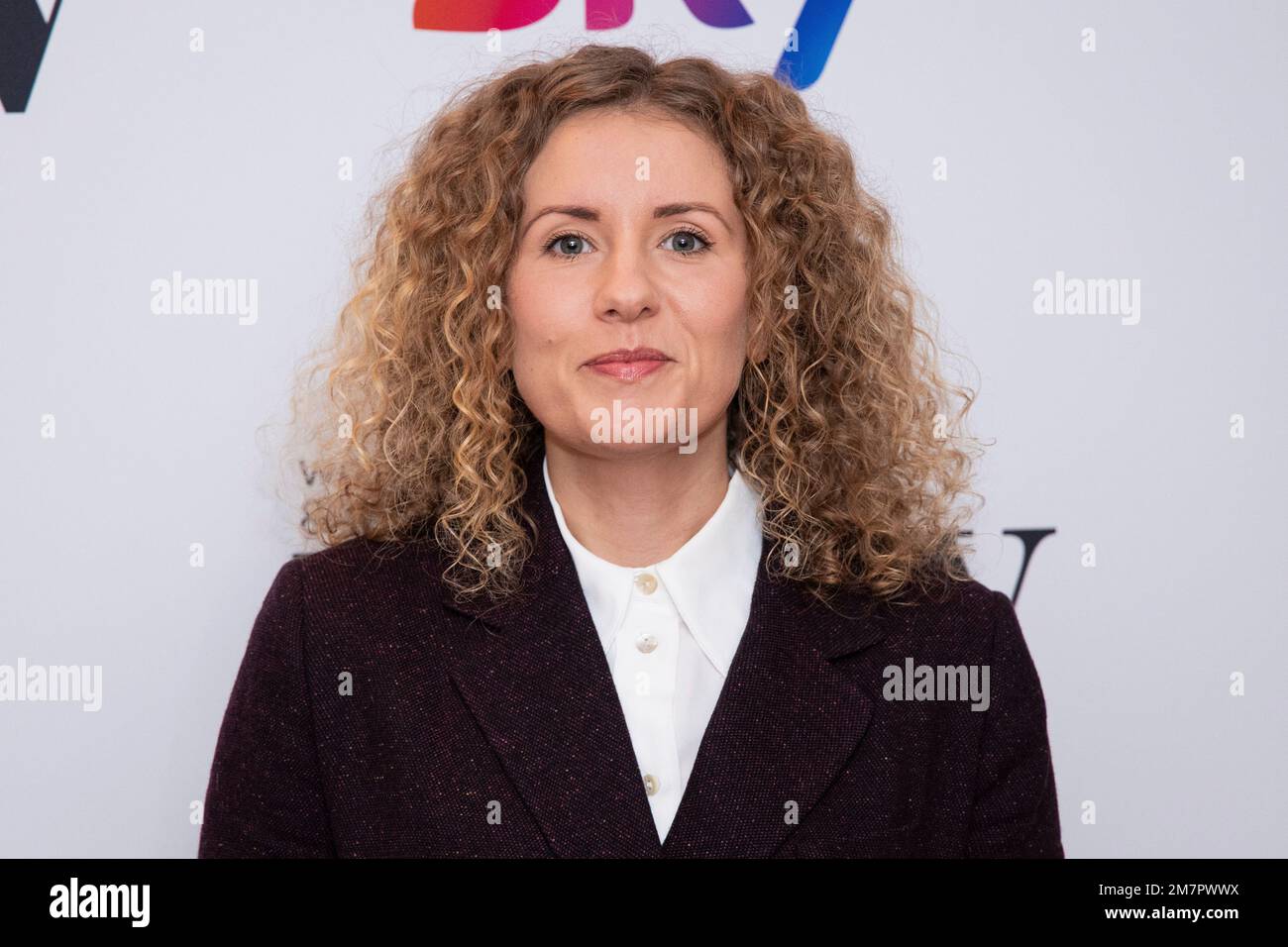 Kayleigh Llewellyn poses for photographers upon arrival for the Britain ...