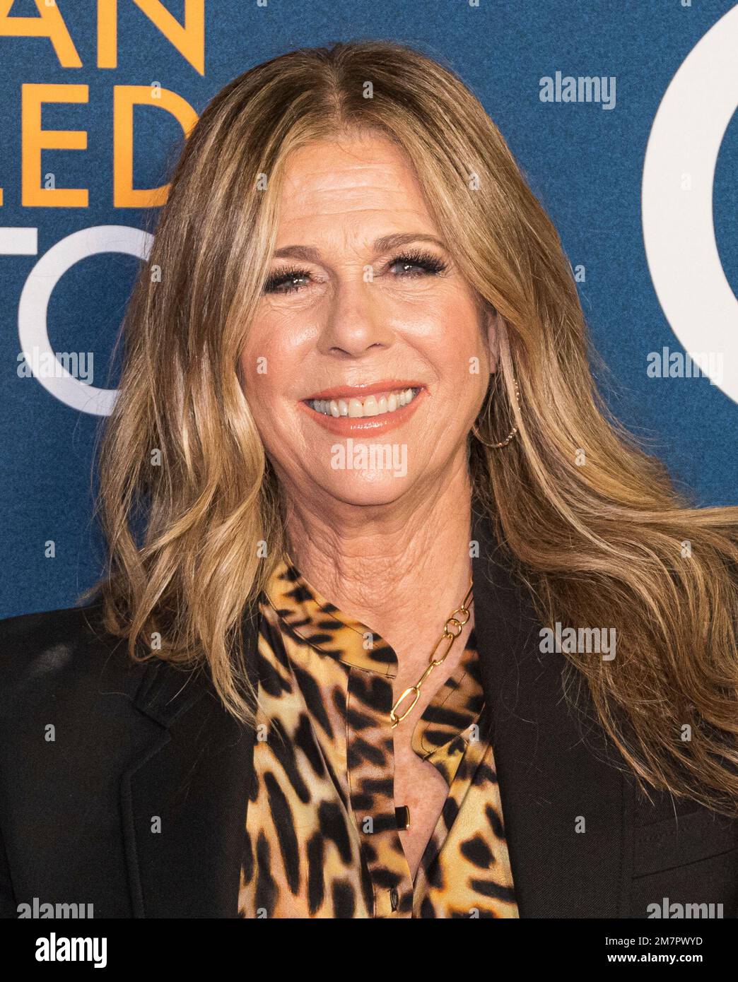 Rita Wilson poses during a photocall for "A Man Called Otto" on Monday ...