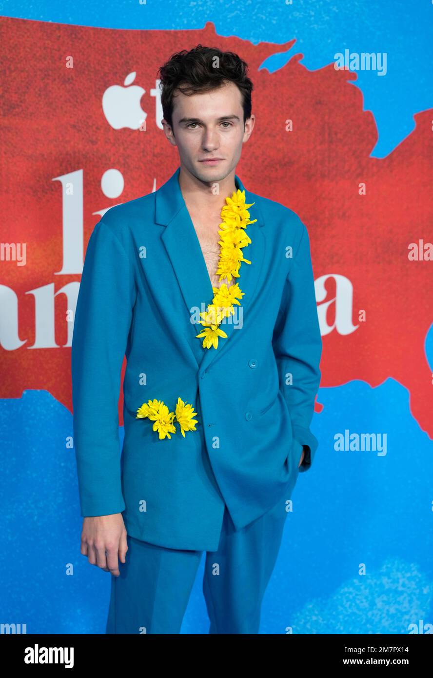Zachary Shadrin poses at the season two premiere of the Apple TV+ ...