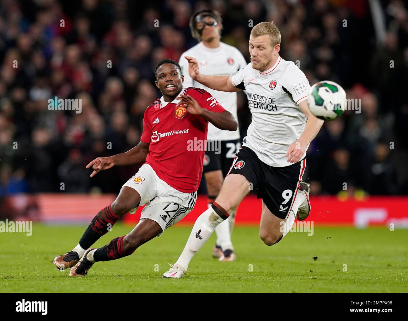 Manchester, England, 10th January 2023. Tyrell Malacia of Manchester ...