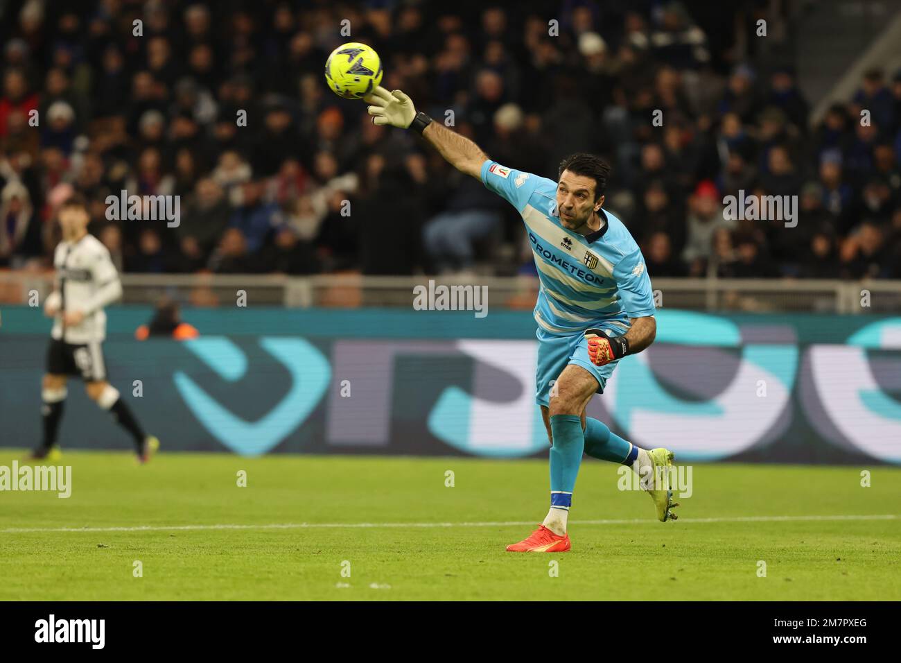 Milan, Italy, 10/01/2023, Gianluigi Buffon of Parma Calcio in action ...