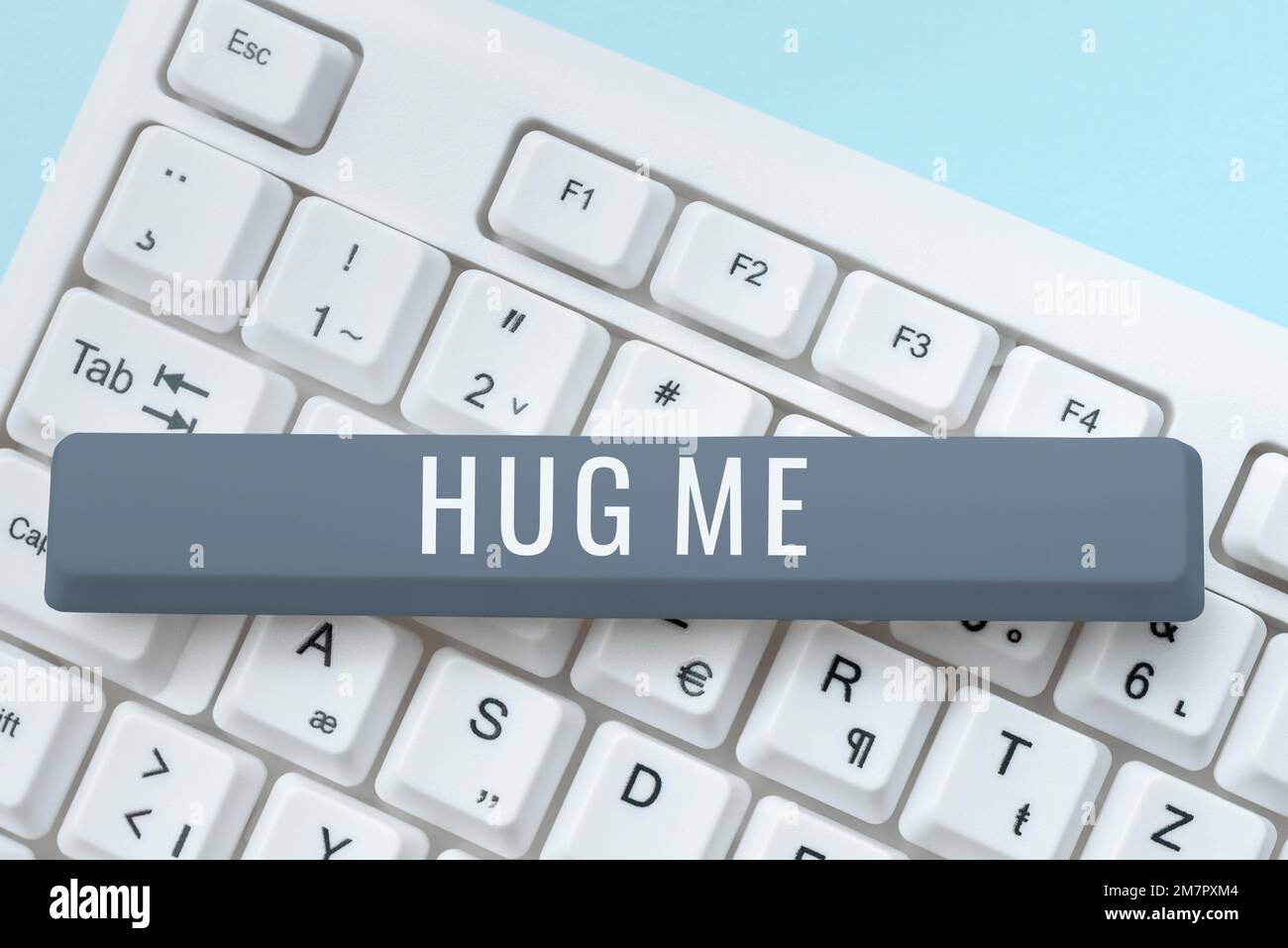 Hug me typography hi-res stock photography and images - Alamy