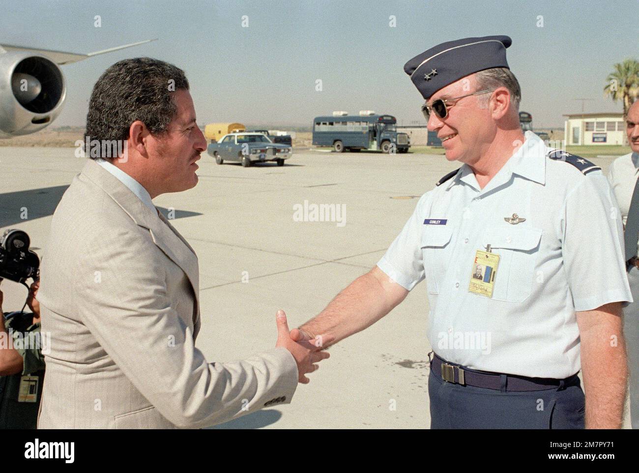 MAJ. GEN. Philip Conley, commander of the Air Force Flight Test Center ...