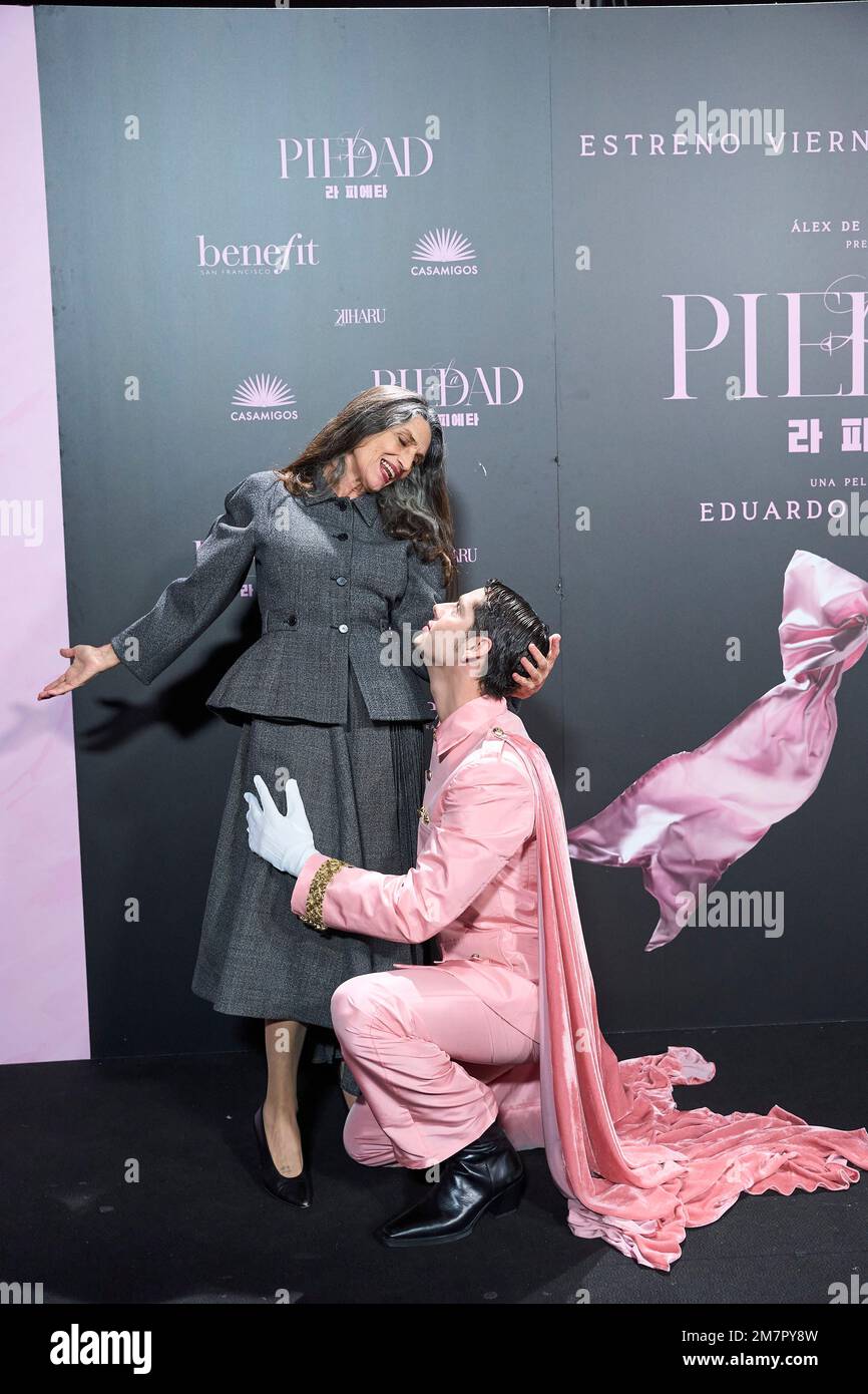 Madrid. Spain. 20230110, Angela Molina, Eduardo Casanova attends 'La ...