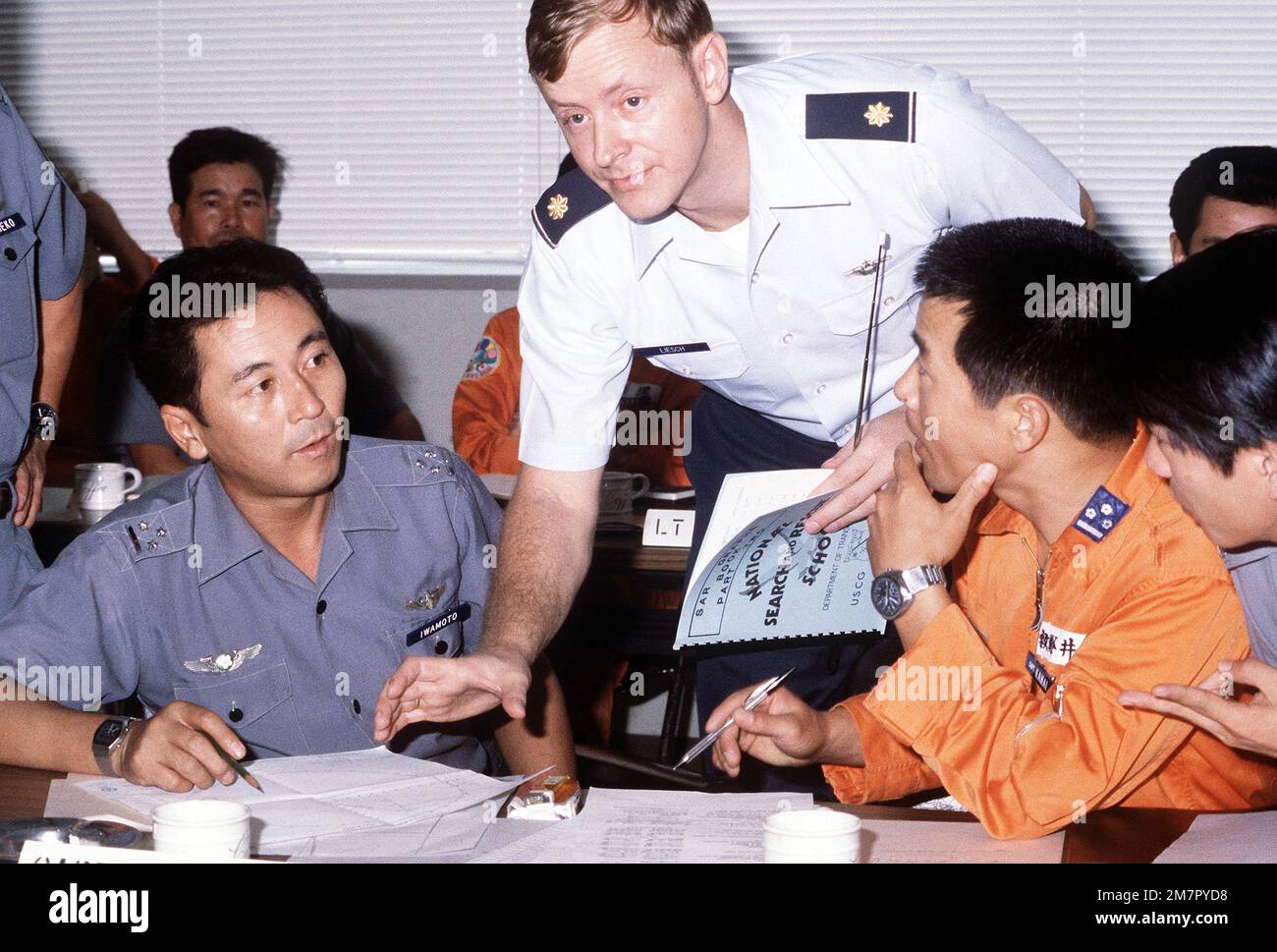 MAJ Liesch briefs Japanese personnel assigned to the Rescue ...
