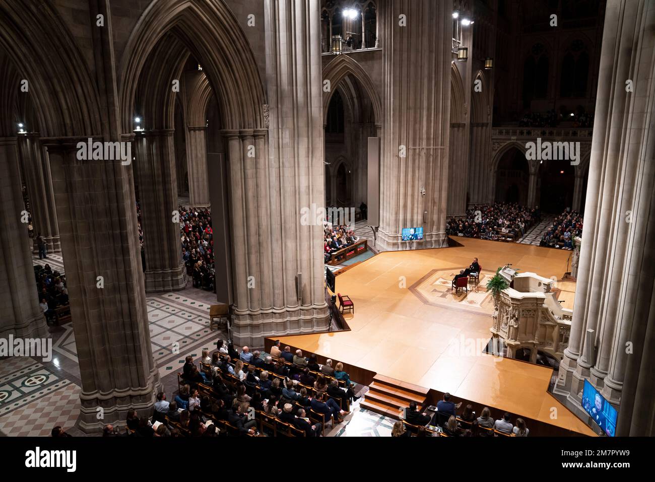 Paul David Hewson, known by his stage name Bono, speaks with Cathedral ...