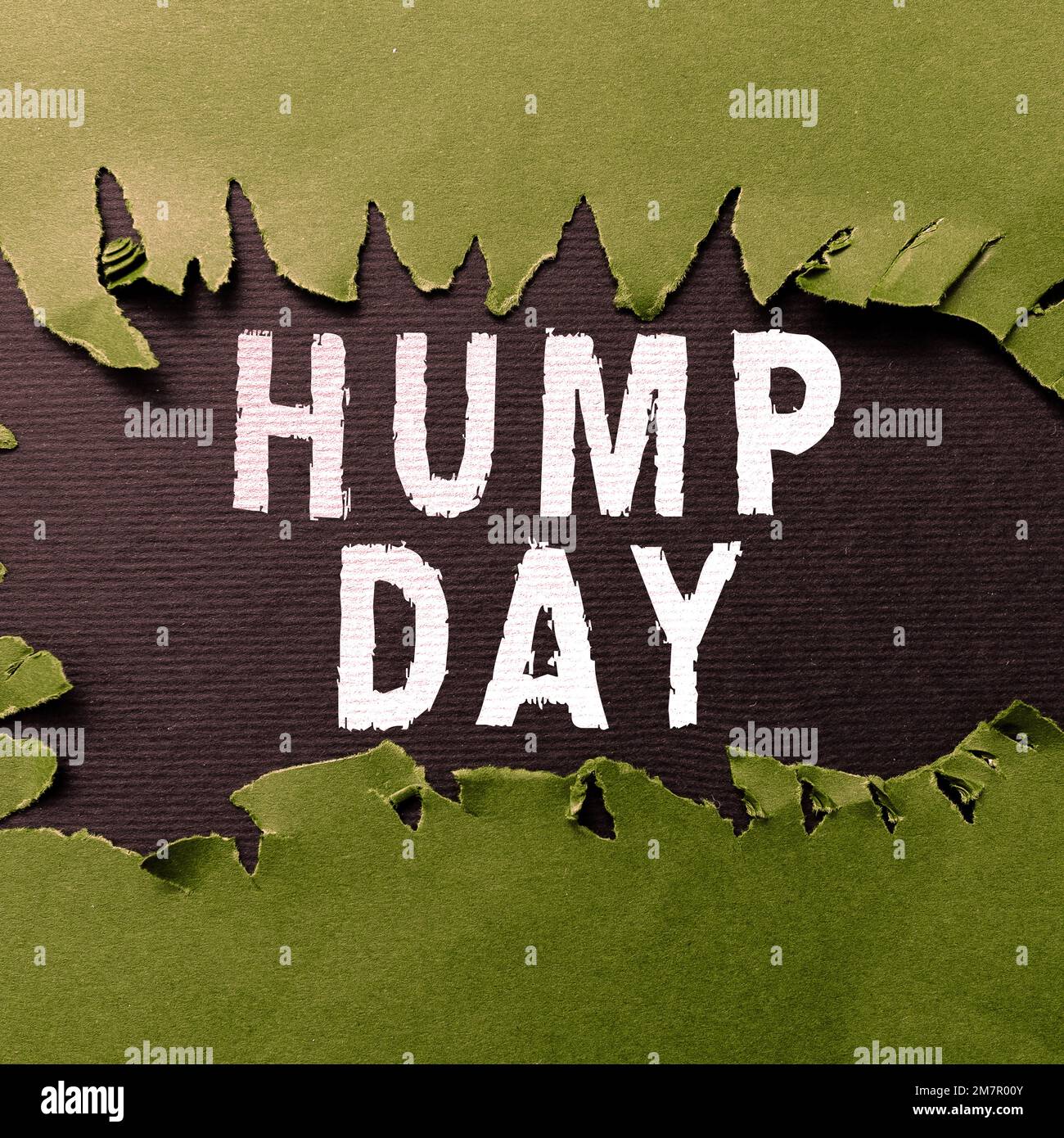 Hand writing sign Hump Day. Business showcase climbing a proverbial ...